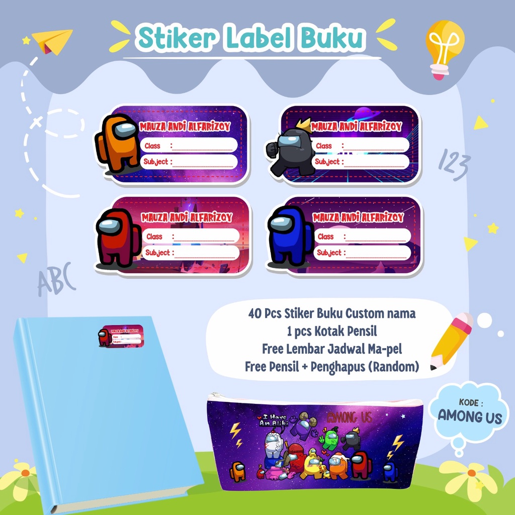 Jual Sticker Label Buku | Shopee Indonesia