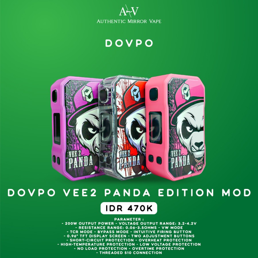 Jual Dovpo Vee2 Panda Edition 200W Mod by Dovpo x Panda - DR | Shopee Indonesia