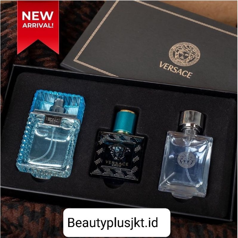Jual VERSACE GIFT SET 3 IN 1 ORIGINAL EROPA PARFUM PRIA TAHAN LAMA ...