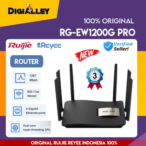 Jual Router Ruijie Reyee RG-EW1200G PRO 1300M Dual-band Gigabit MU-MIMO ...