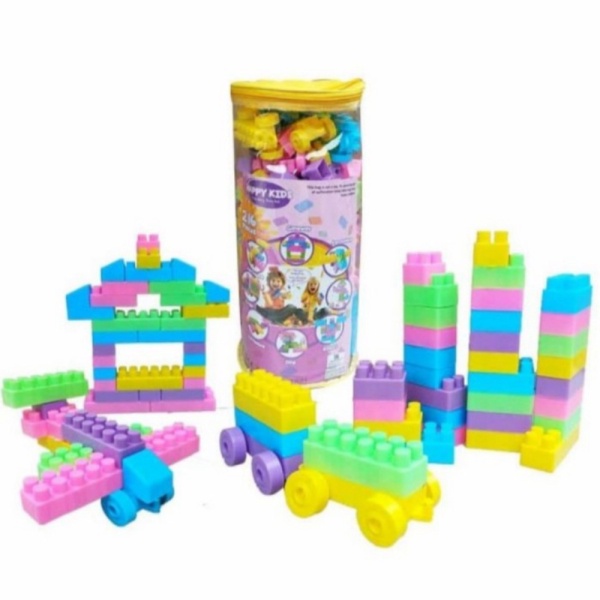Jual Unik Mainan balok happy kid 216 PC blok lego Berkualitas | Shopee ...