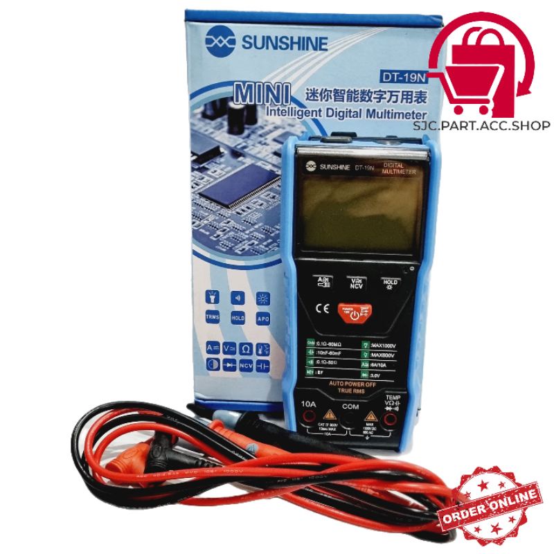 Jual MULTITESTER AVOMETER DIGITAL SUNSHINE DT19N | Shopee Indonesia