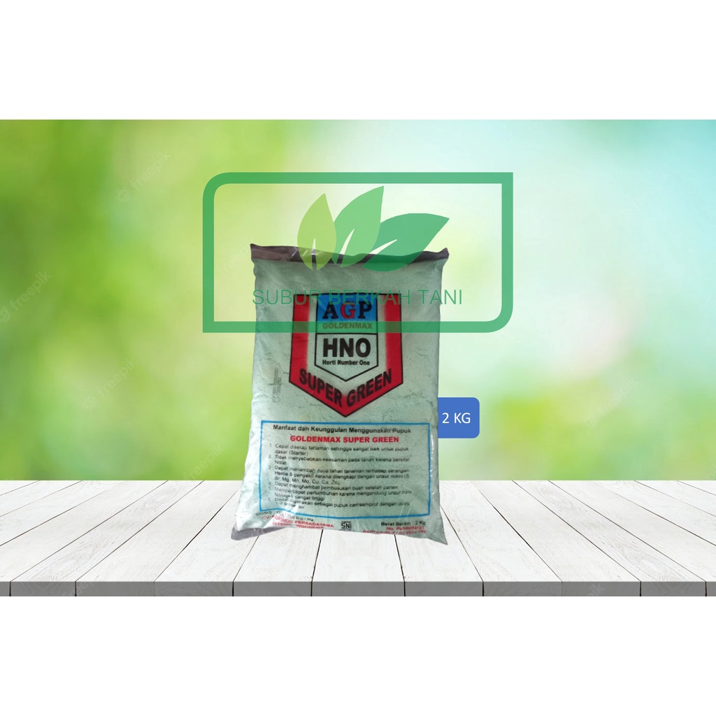 Jual pupuk npk 21-21-21 hno super green 2kg | Shopee Indonesia