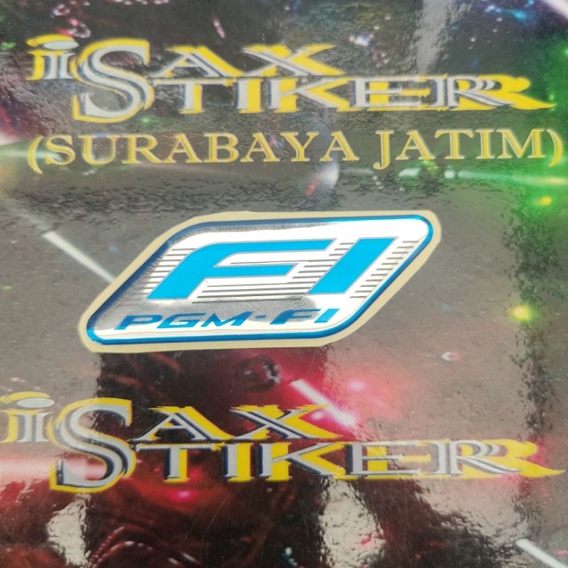 Jual stiker timbul PGM FI pgm F1 honda | Shopee Indonesia