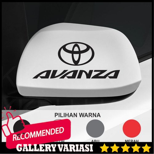 Jual Cutting Sticker Mobil Toyota Avanza Logo Stiker Spion Mobil ...