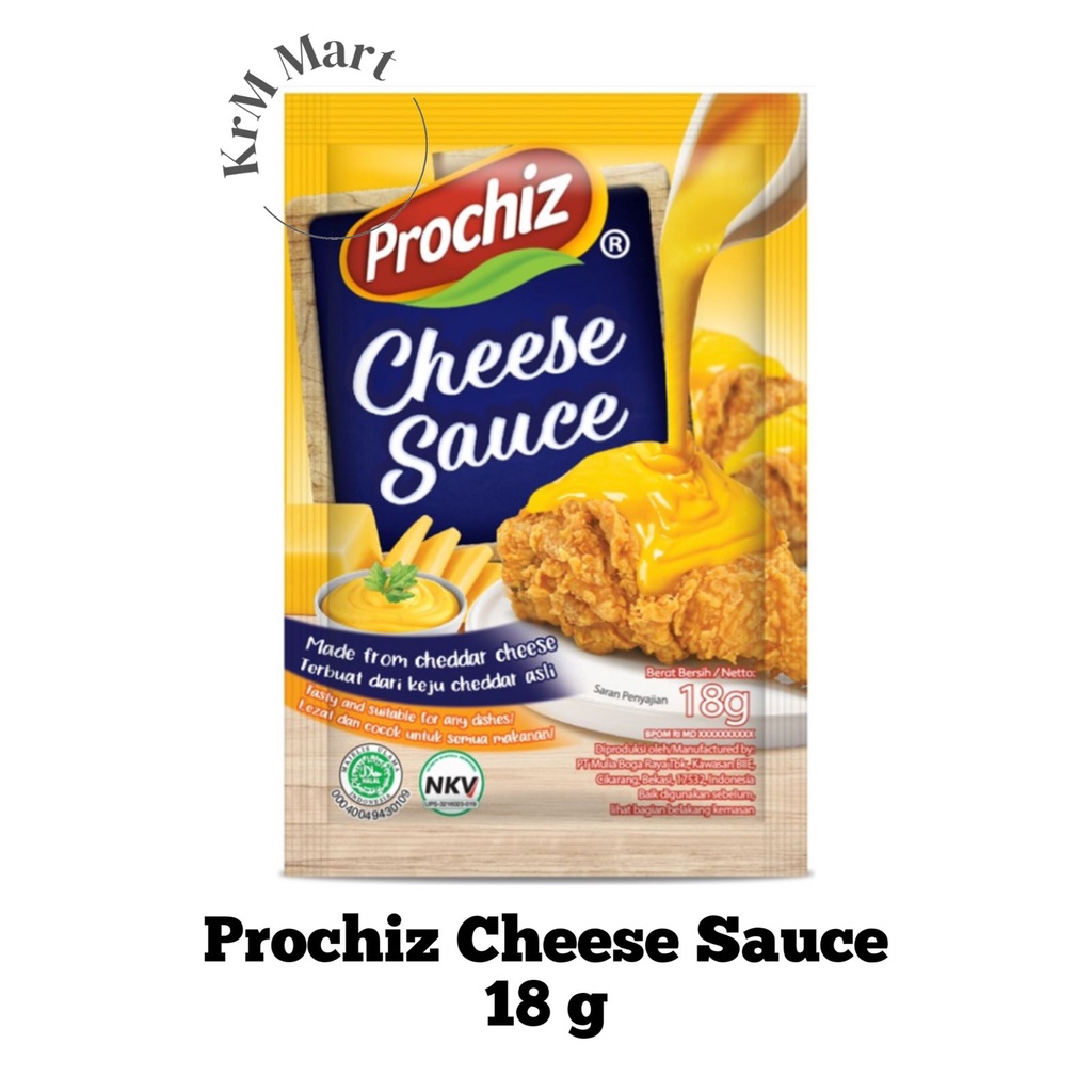 Jual Prochiz Cheese Sauce 18 gr saus keju cheddar chedar asli 18g gram ...