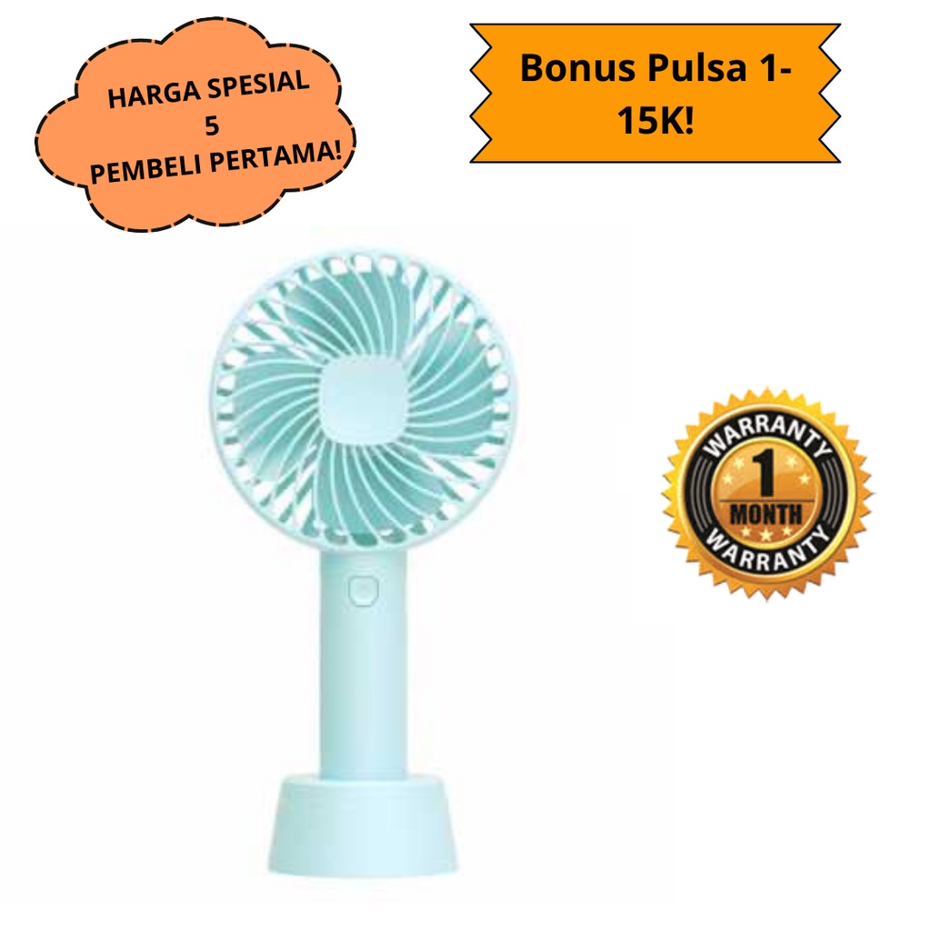 Jual Kipas Angin Mini Genggam Portabel Bisa di Cas Cute / Mini Fan ...