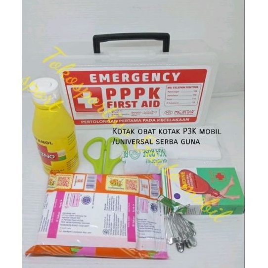 Jual Kotak obat P3k kotak P3K mobil serbaguna universal | Shopee Indonesia
