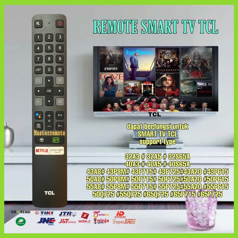 Jual REMOT REMOTE TV TCL PRIME / ANDROID TV ORIGINAL | Shopee Indonesia