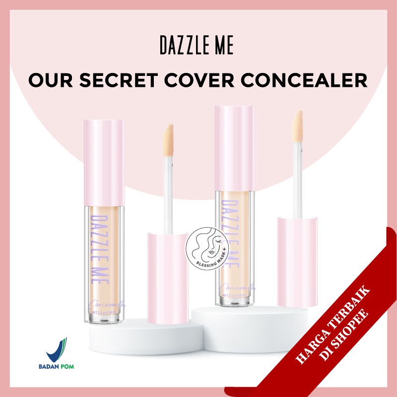 Jual DAZZLE ME Our Secret Cover Concealer | Liquid Concealer Matte ...