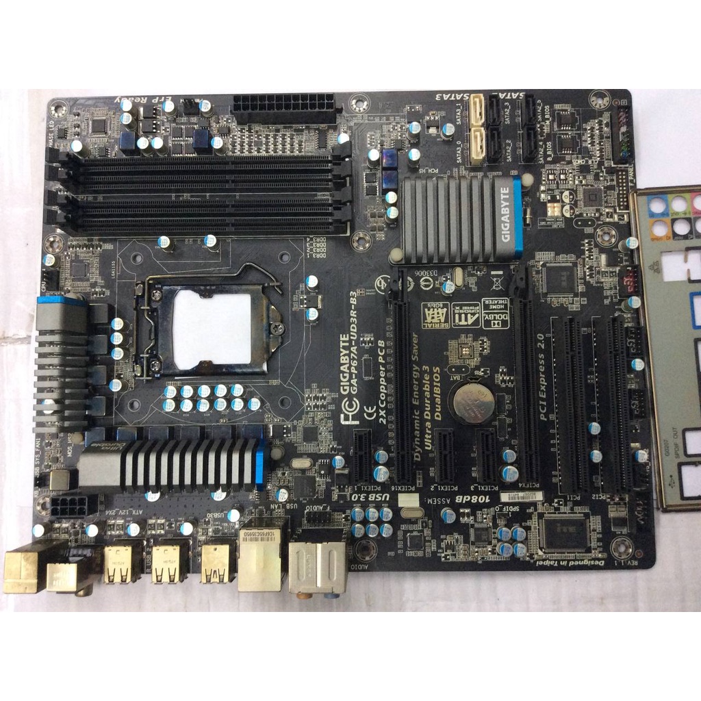 Jual MOTHERBOARD P67 GIGABYTE GA-P67A-UD3R-B3 LGA 1155 Intel P67 4 SLOT ...