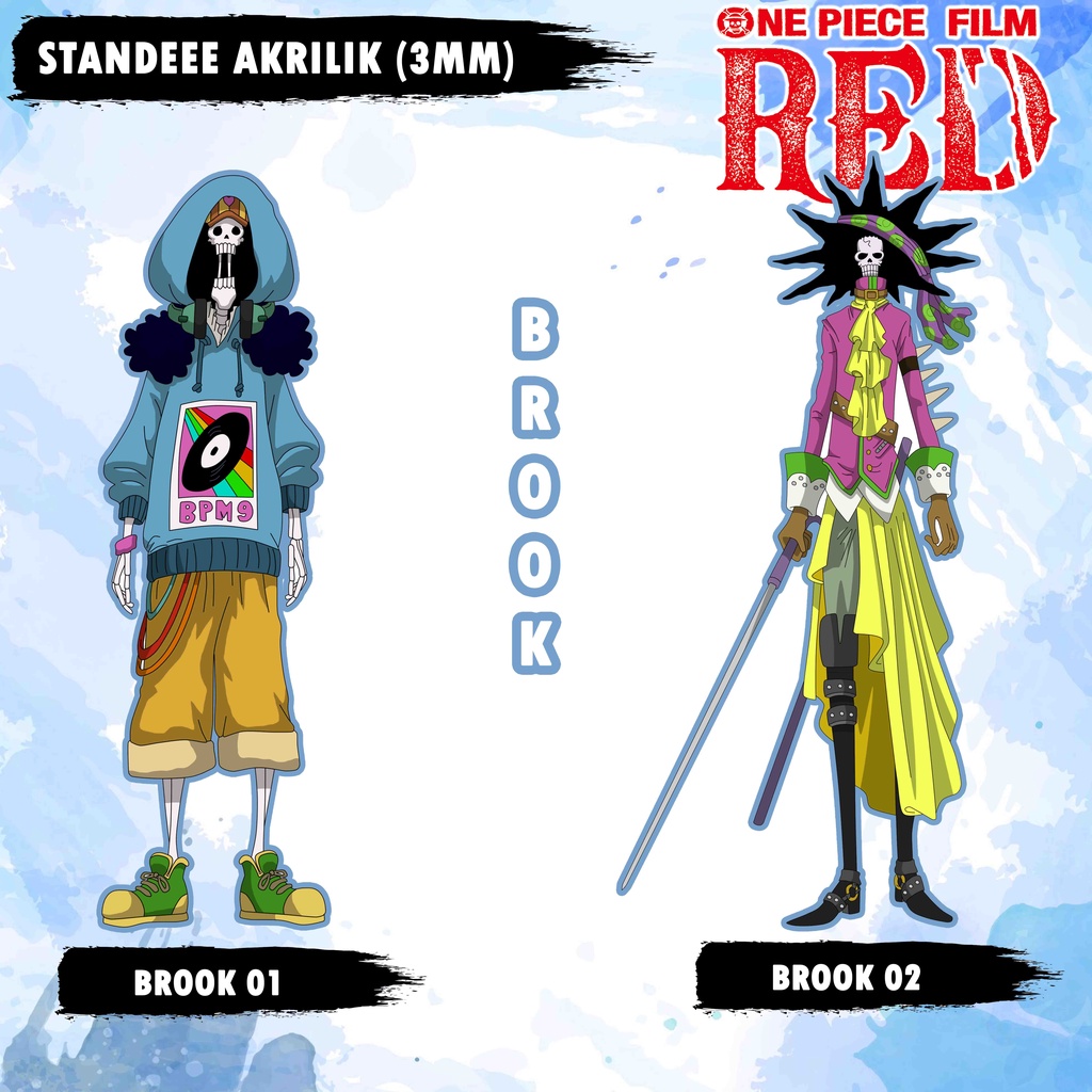 Jual Standee Akrilik One piece red / Standee Akrilik One pice / One ...