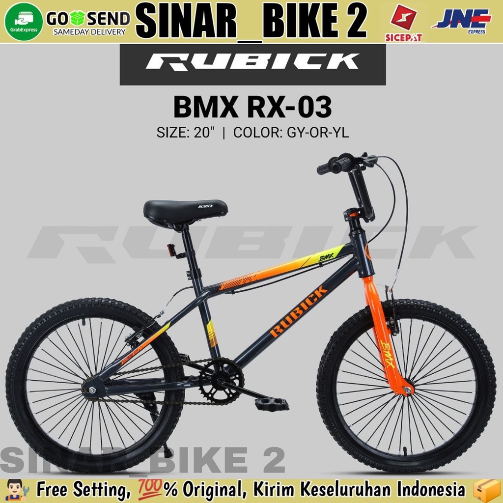 Jual Sepeda Anak Laki Ukuran 20 Inch BMX RUBICK RX 03 | Shopee Indonesia