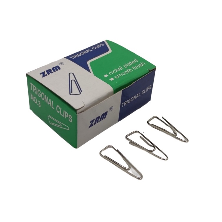 Jual PAPER CLIPS TRIGONAL/PENJEPIT KERTAS ZRM NO. 3 | Shopee Indonesia