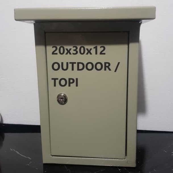 Jual BOX PANEL 20X30 OUTDOOR + REL MCB / BOX PANEL 20 X 30 TOPI + REL ...