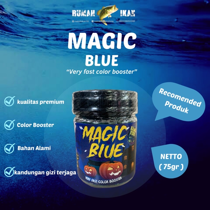 Jual PELET MAGIC BLUE 75g BANGFISH X FAJAR ARIEF ( PULCRA ANDRAO BARCA ...