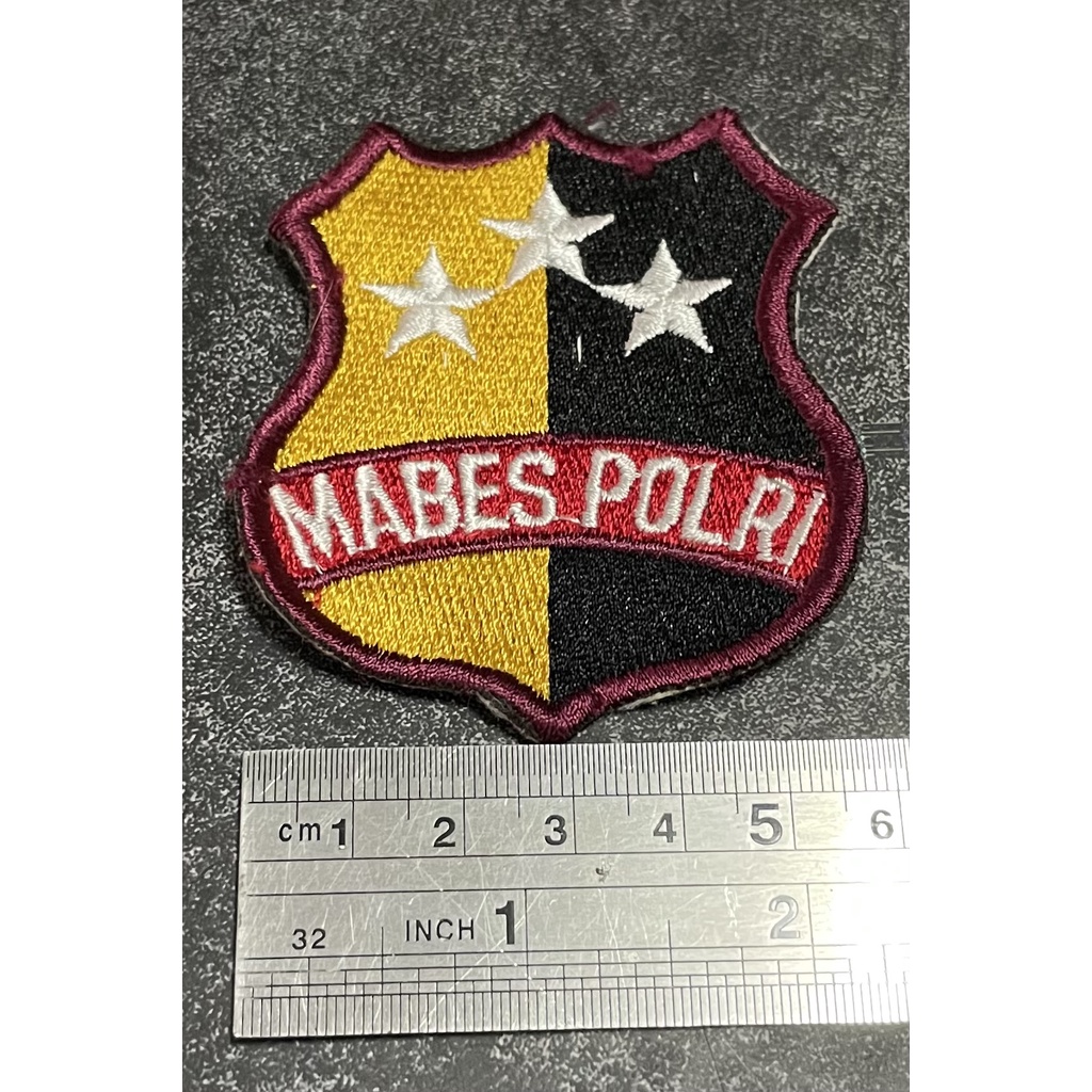 Jual Badge Biasa Mabes Polr* - Bet Mabes Polr* - Bordir Mabes Police ...
