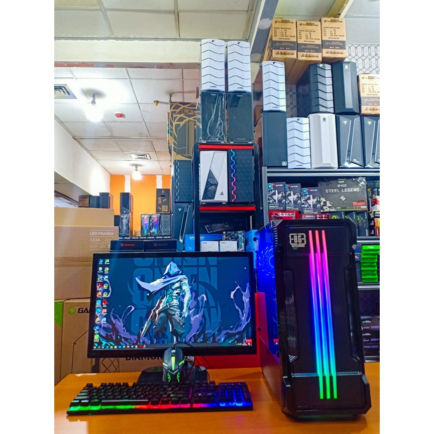 Jual PC RAKITAN GAMING EDITING CORE I5 WITH MONITOR 20 INCH SIAP PAKAI ...