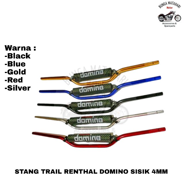Jual STANG TRAIL RENTHAL DOMINO SISIK TEBAL 4MM STANG RZR STANG STANG ...