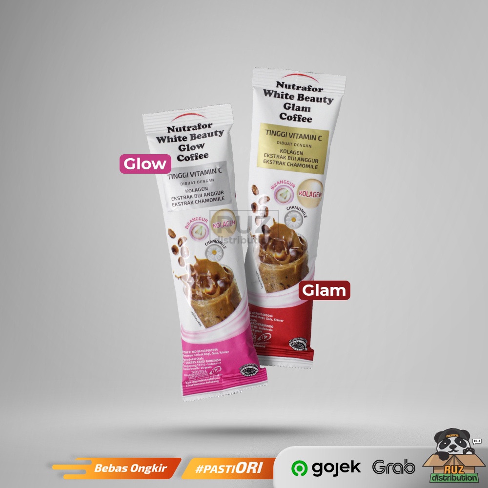 Jual Nutrafor White Beauty Coffee Minuman Kopi Kolagen Nutrisi Kulit ...