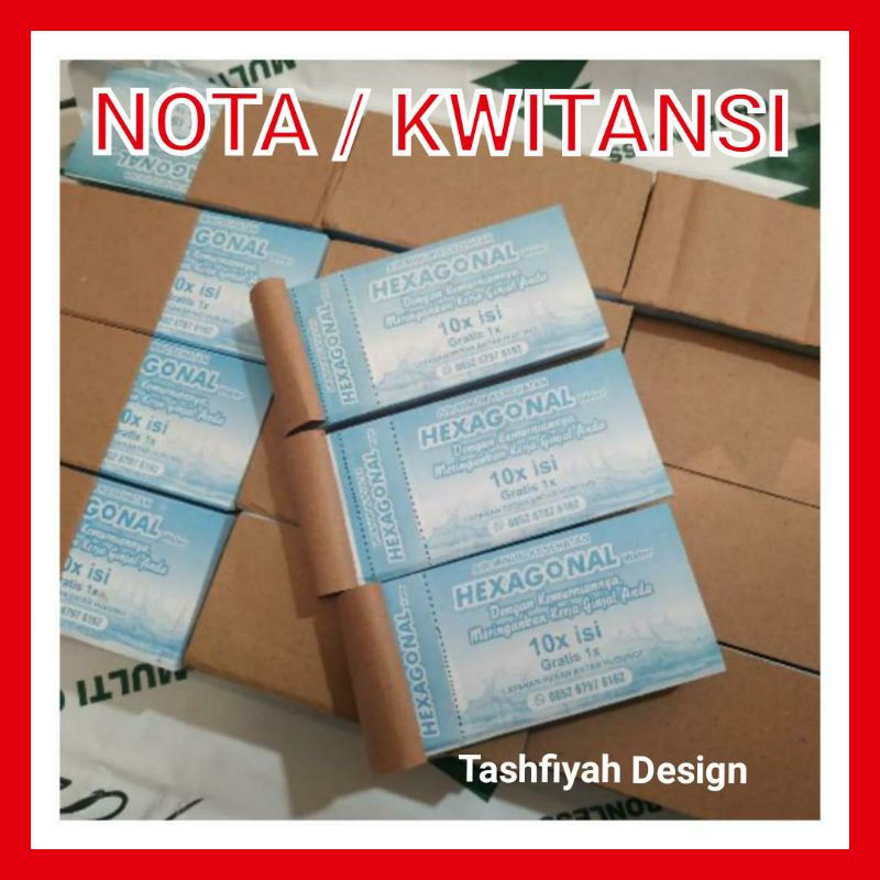 Jual Cetak Kupon Buku Nota 2ply 1ply kwitansi pembayaran rangkap 2 ...