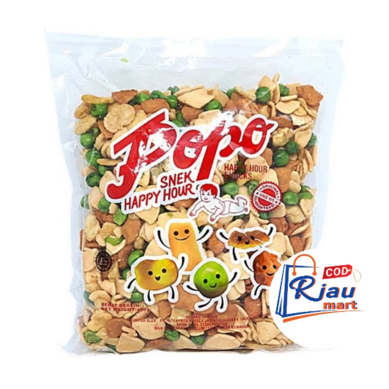 Jual Popo Snack happy hour 400g popo muruku | Shopee Indonesia
