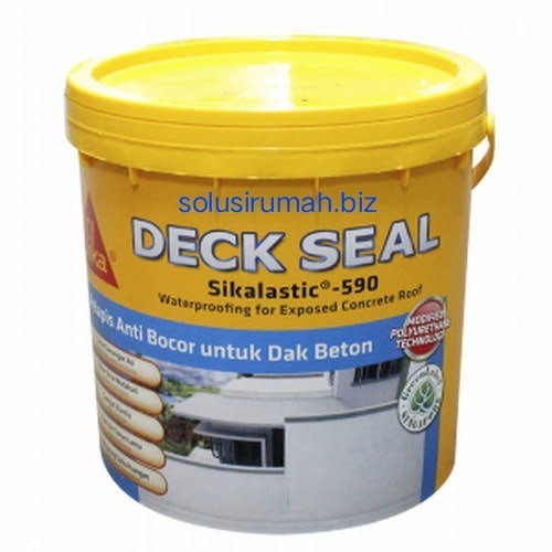 Jual sikalastic 590 deckseal 4 kg grey abu waterproofing atap deck 4kg ...