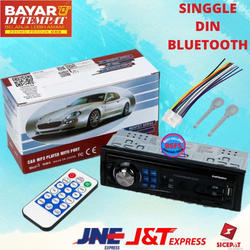 Jual TAPE Audio Tip Mobil Bluetooth tipe head unit single din MP3 ...