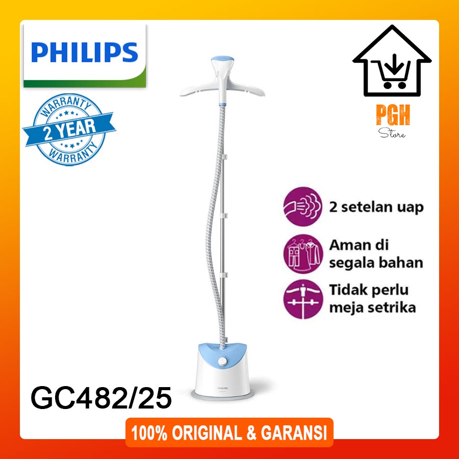 Jual (HARGA PROMO) Philips Steamer Baju Setrika Uap Berdiri GC482/25 GC ...