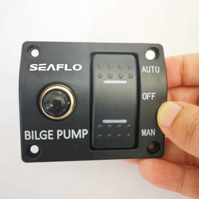 Jual Panel Saklar Kontrol pa Bilge Otomatis 3 Arah Untuk Kapal Laut ...