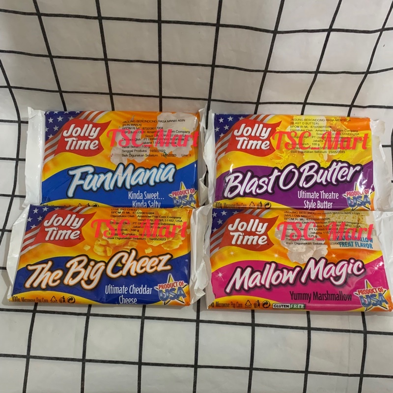 Jual Jolly Time Blast O Butter / Jolly Time The Big Cheez / Jagung ...