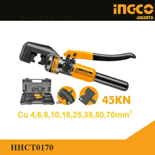 Jual Tang Press Skun (70mm 45kN) Hidrolik Hydraulic Crimping INGCO ...