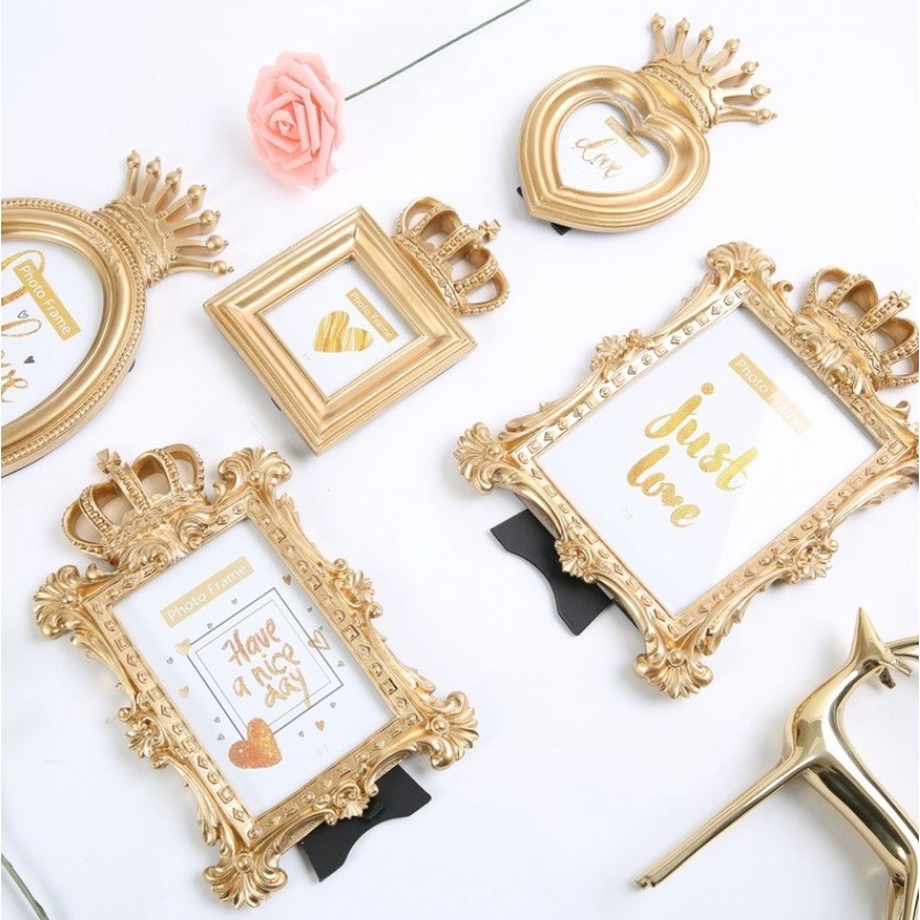 Jual BARU! Frame Foto Motif Mahkota Berbagai Variasi Bingkai Foto ...