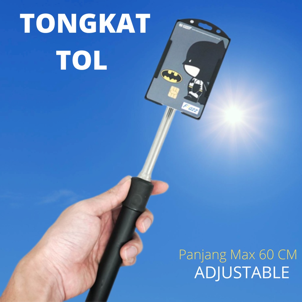 Jual Tongsis Tol / Tongkat Kartu E Tol Flexible Besi Panjang Pendek ...