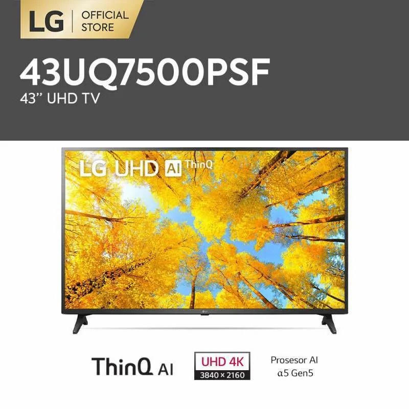 Jual LED TV UHD 4K LG 43UQ7500PSF SMART TV 43 INCH GARANSI RESMI ...