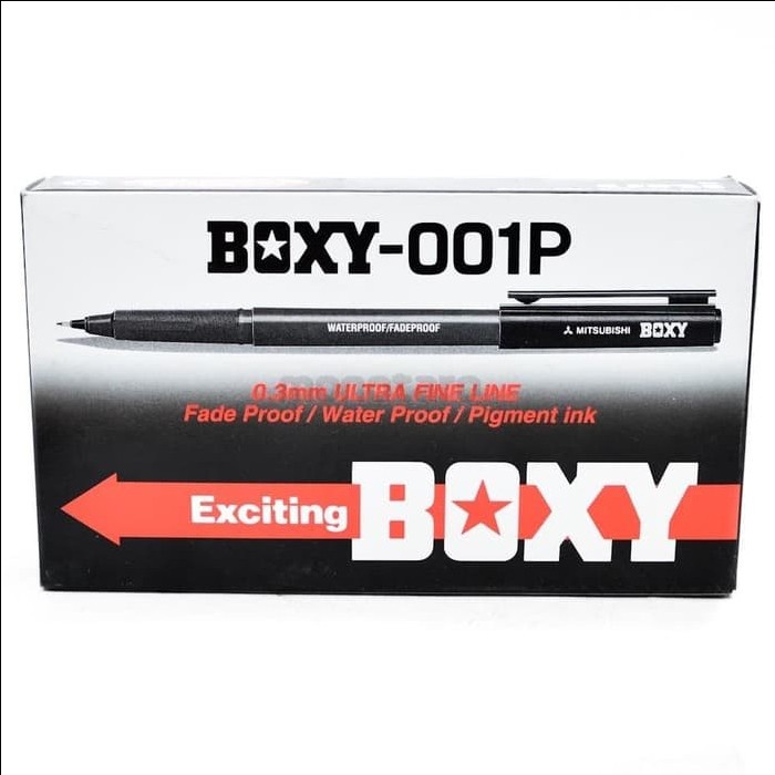 Jual Boxy-001P Bolpoin Mitsubishi Black | Shopee Indonesia