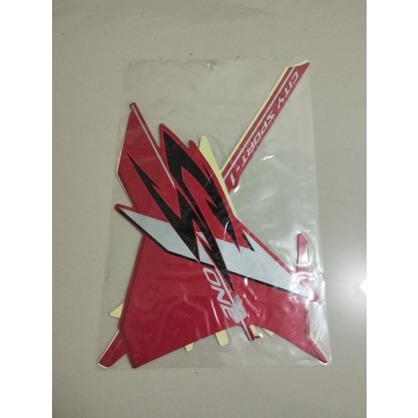 Jual Stiker Honda CS One merah metalik | Shopee Indonesia