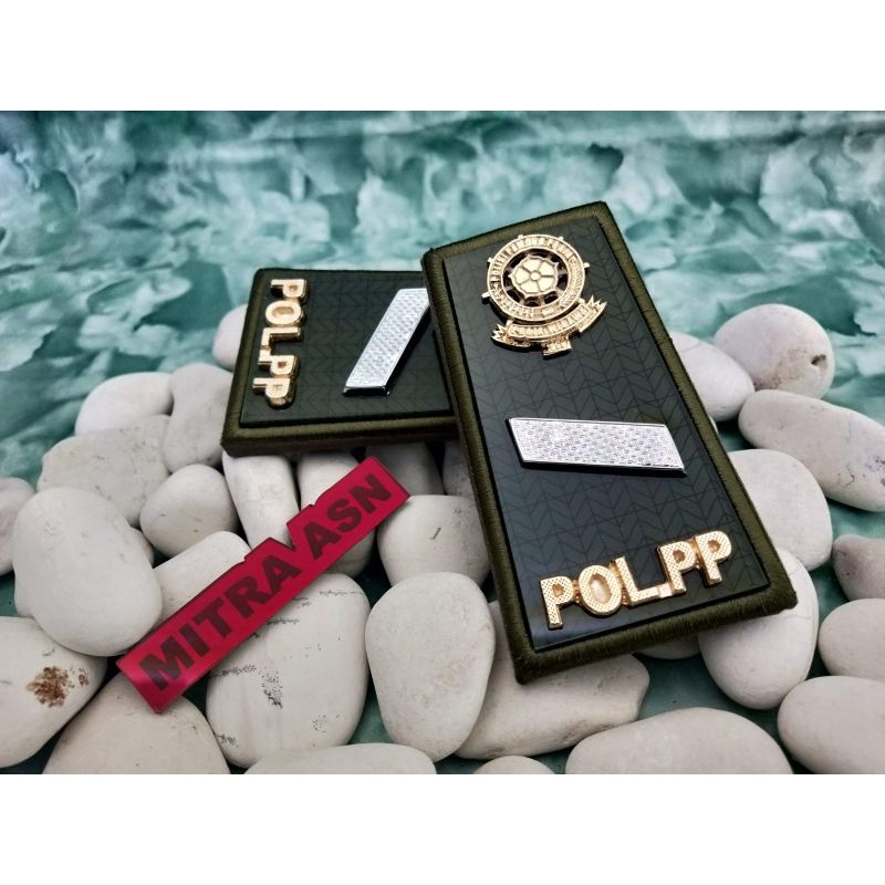 Jual Pangkat Pdh Pol pp 2A Kain Akrilik | Shopee Indonesia