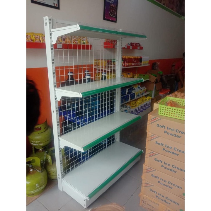 Jual RAK MINIMARKET SINGLE DAN DOUBLE TIPE DC-15 IMPORT | Shopee Indonesia