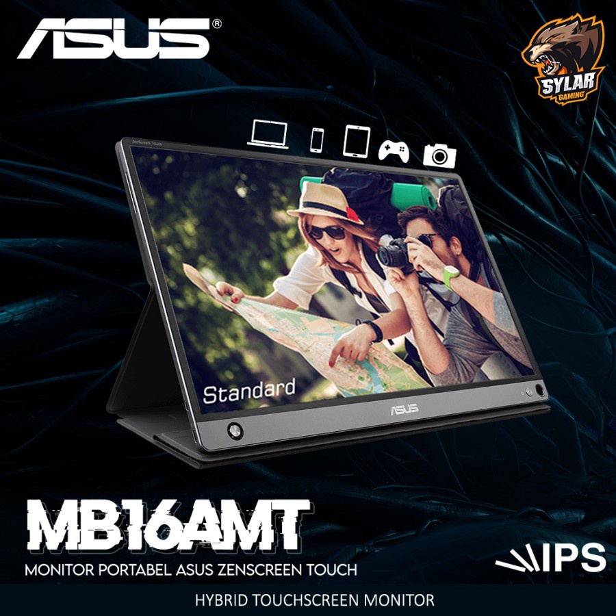 Jual Asus ZenScreen MB16AMT 15.6" IPS FHD 10 Point Touch Portable ...