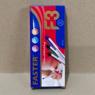 Jual PENA FASTER F3 HARGA PER BOX/ 1 LUSIN( code 224 200 1095u ...