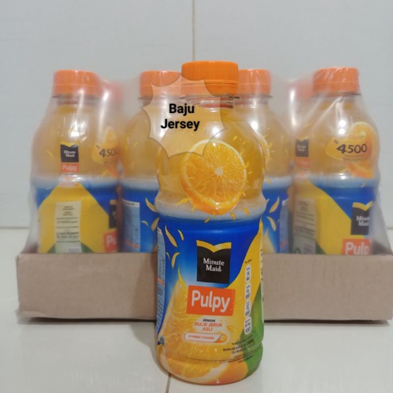 Jual Minute maid pulpy 300ml 1 Dus- (12 Botol) | Shopee Indonesia