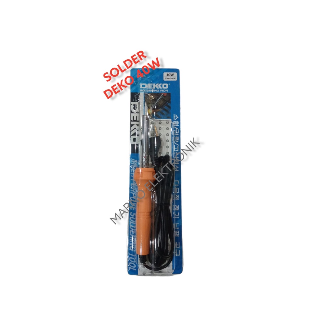 Jual SOLDER DEKO 40W DEKO SOLDERING IRON MULTI PURPOSE SOLDERING TOOL ...