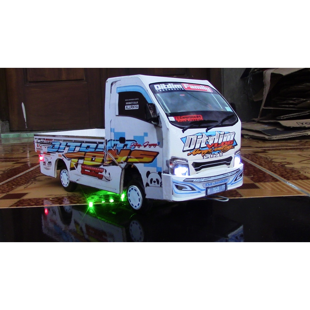 Jual Miniatur truk Traga DITDIM full mboys | Shopee Indonesia