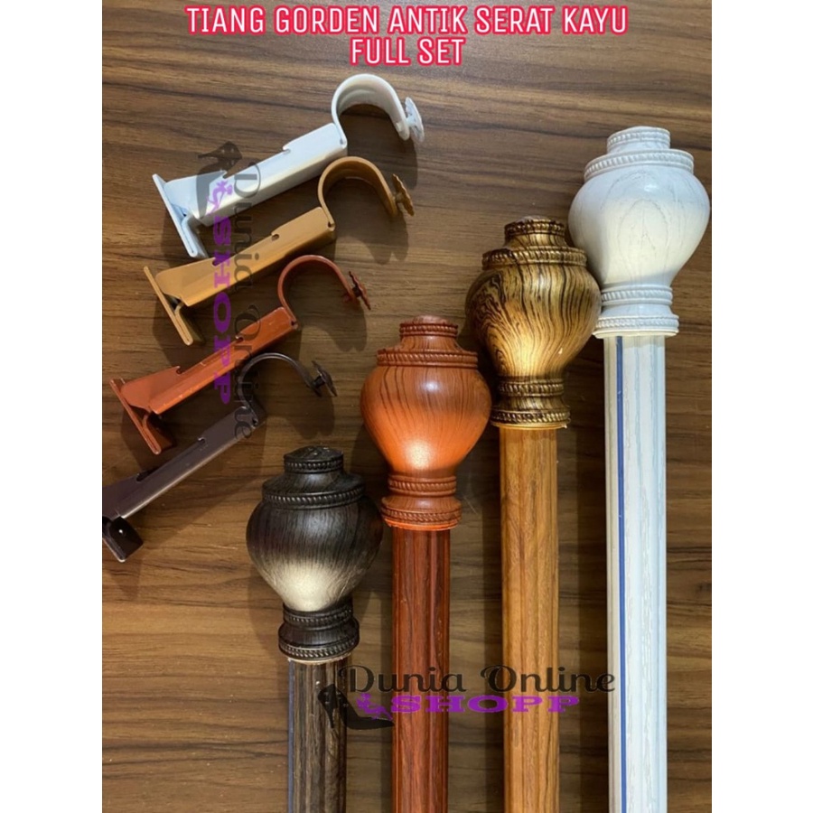 Jual Tiang Gorden Elite Urat Kayu Mewah / Tiang Gorden Urat Kayu Jumbo ...