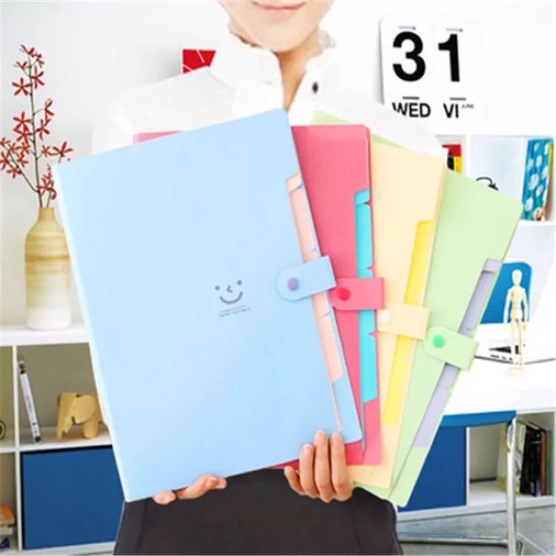 Jual Map File A4 - Expanding File 5 Pocket Anti Air | Shopee Indonesia