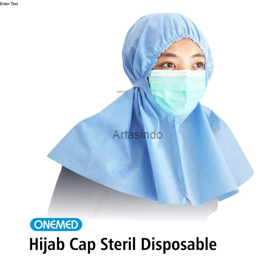 Jual Onemed Hijab Cap Steril Jilbab Nurse Cap Sterile Disposable Pcs | Shopee Indonesia