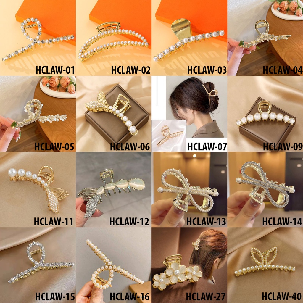 Jual Jepit Rambut Korea / Jedai Rambut Import / Korean Hair Claw ...