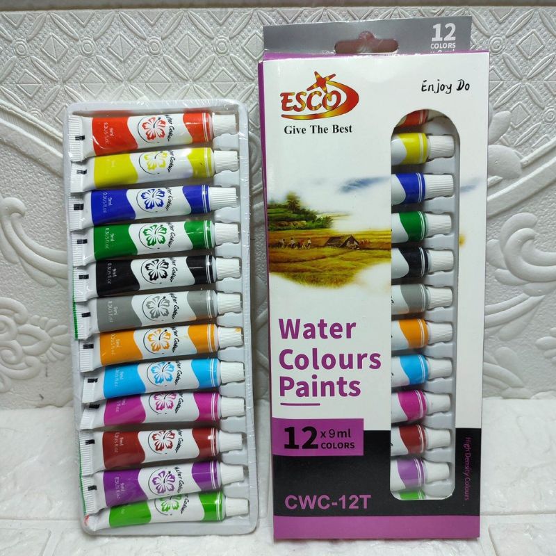 Jual Cat Air Merk esco 12 Warna | Shopee Indonesia