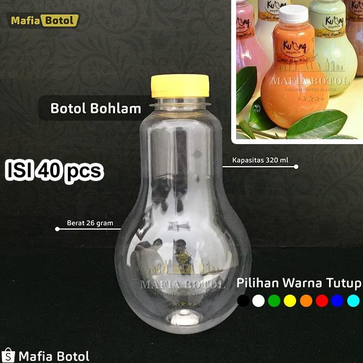 Jual Botol Plastik Kosong Bohlam Lampu Cantik Almond Jambu Minuman ...